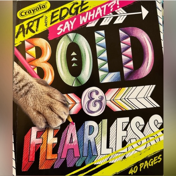 Accents | Crayola Art With Edge Bold Fearless Coloring Pages 8x1 Pages ...